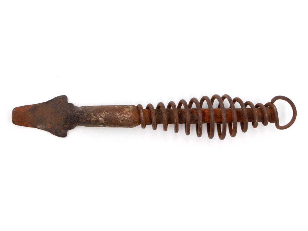 Antique Atlantic Cast Iron Stove Pot Spring Handle - Etsy