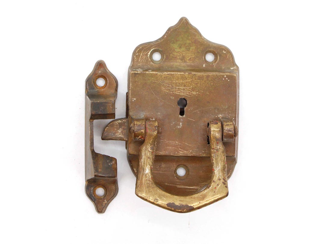 Antique 1880s Traditional Right Hand Brass Ice Box Lock - Etsy