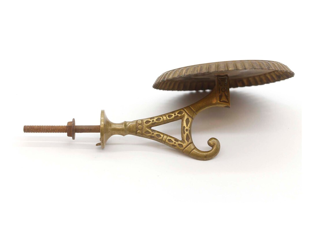 Antique Victorian Brass Hall Tree Hook With Hat Rest - Etsy