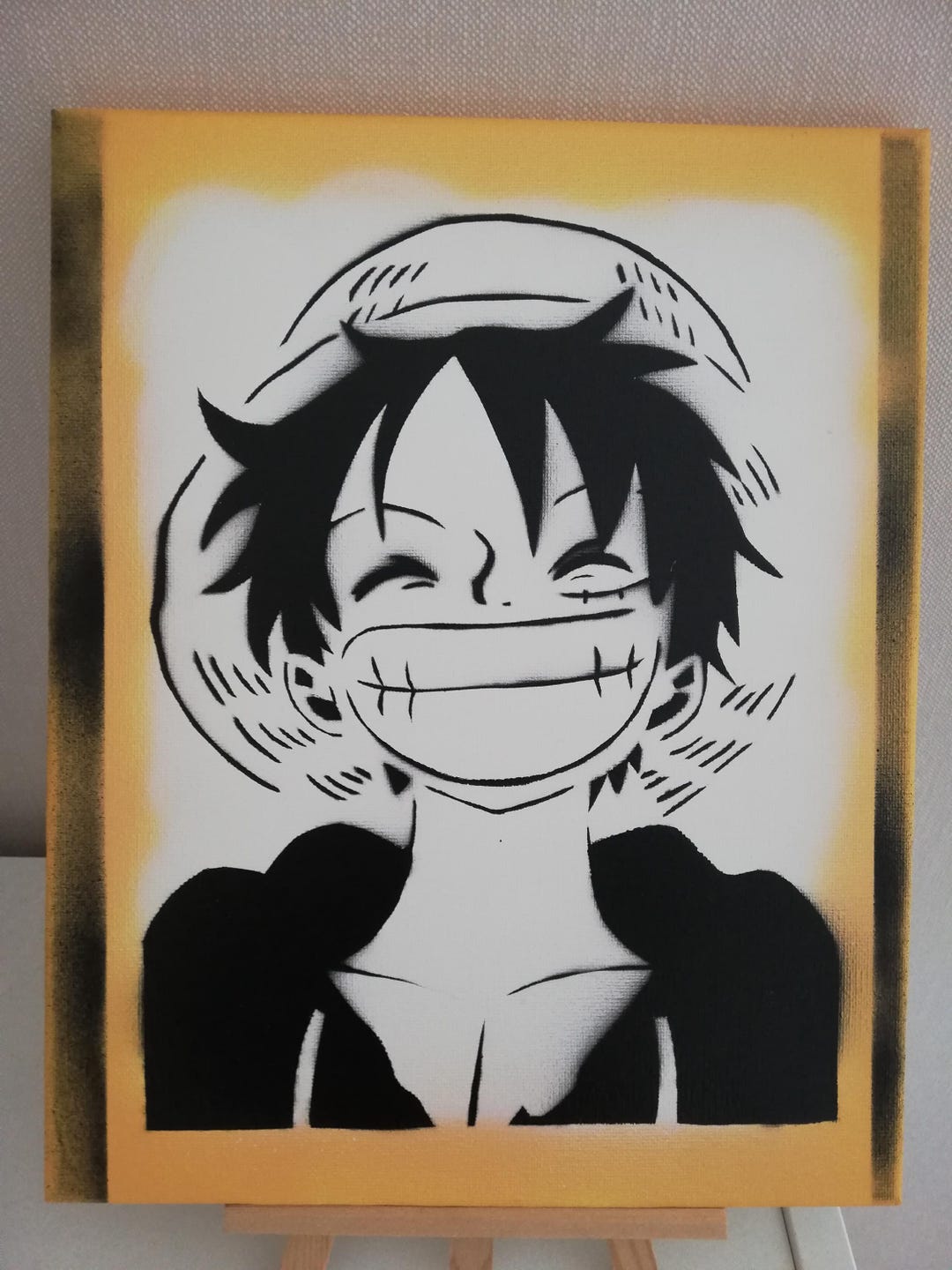 Portrait of Monkey D. Luffy in One Piece - Etsy