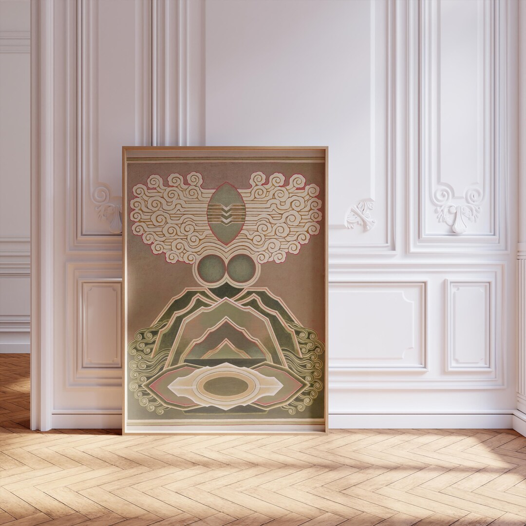 Tantric Abstract Art Print | Neo Tantra Sacred Geometry | Ghulam Rasool ...