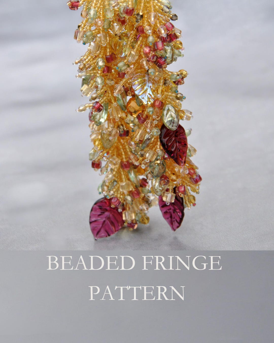 Beading Pattern PDF • DIY Jewelry Tutorial for Beaded Fringe, Earrings ...