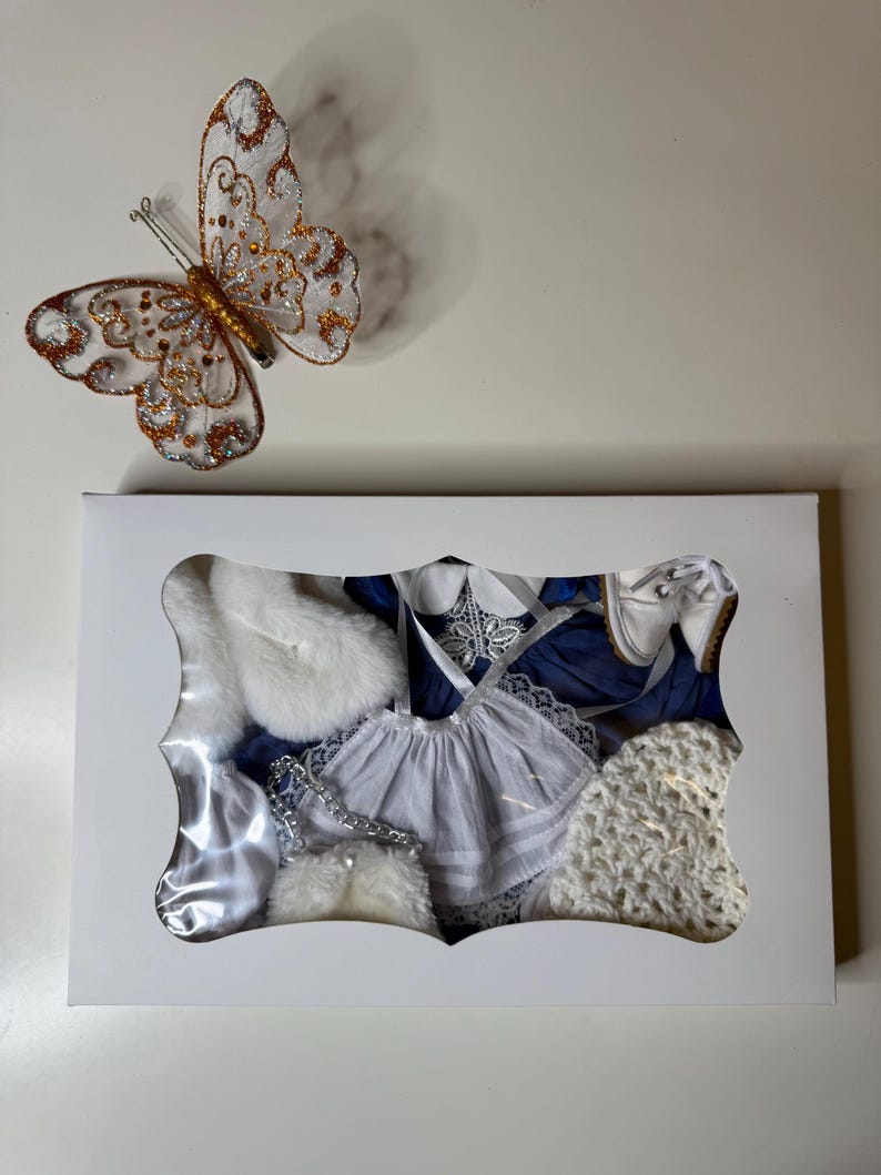 Clothes for Paola Reina Doll, Jessica, 32 Cm, Sun Dress With Lace, Fur ...