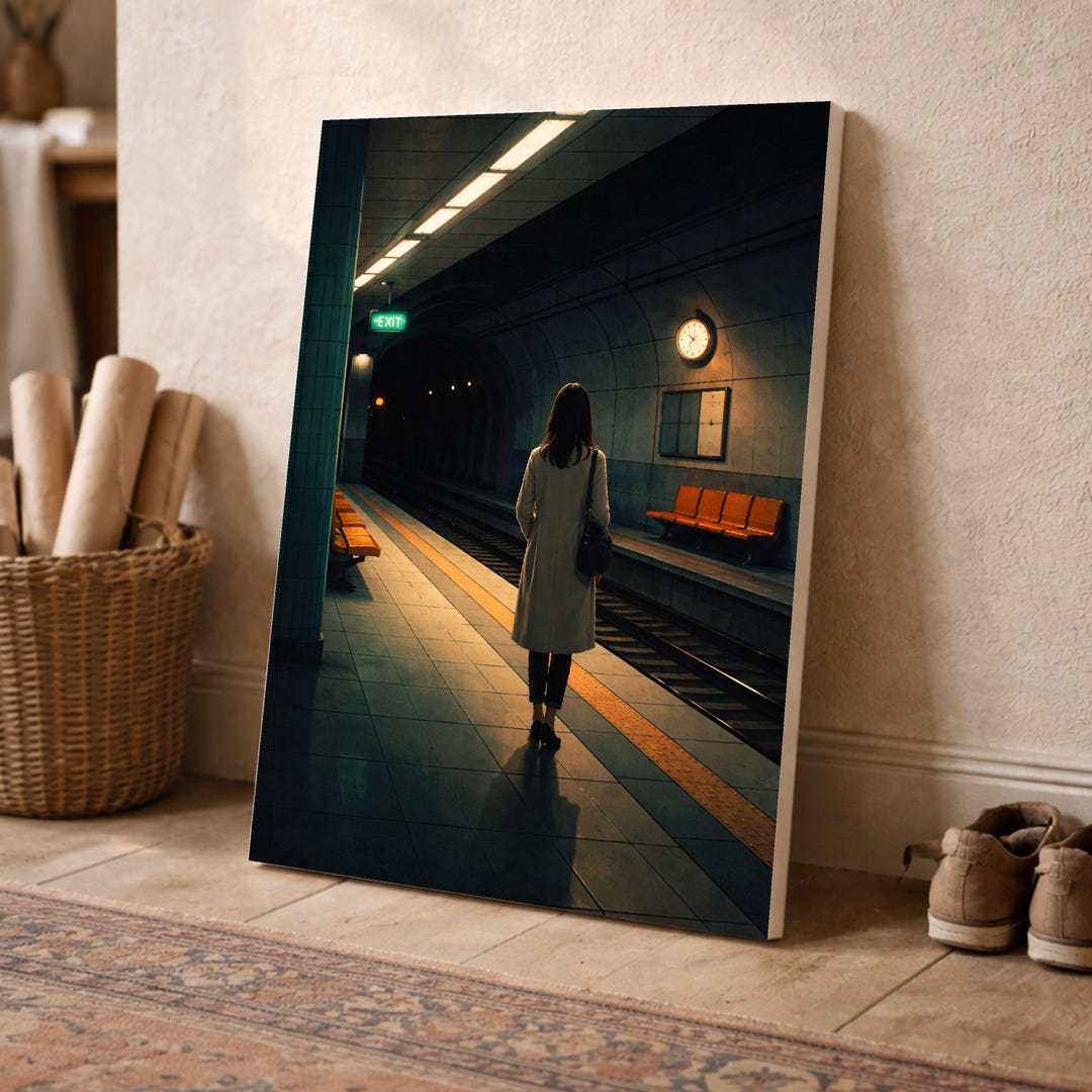 The Exit Line – Modern Figurative Subway Art, Cinematic Underground ...