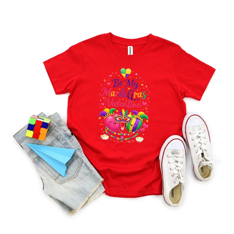 Be My Mardi Gras Valentine PNG, Cute Heart Carnival T-shirt Design ...