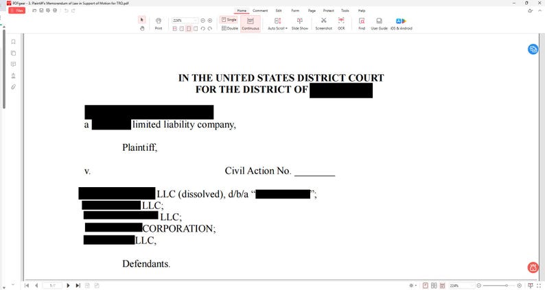 Pro Se Civil Filing Motions Pack – Templates for Federal Court - Etsy