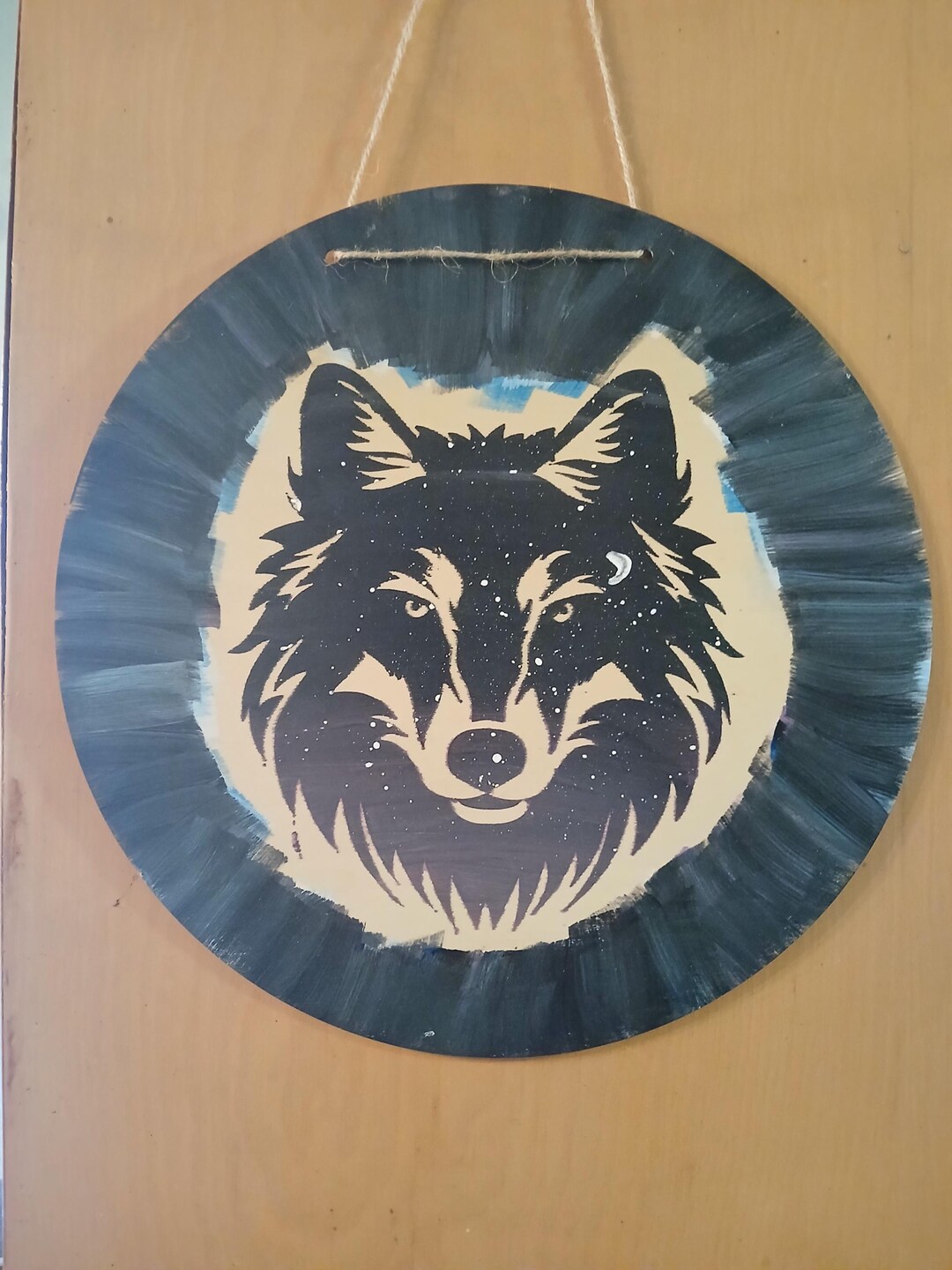 Night Wolf Wall Art - Etsy