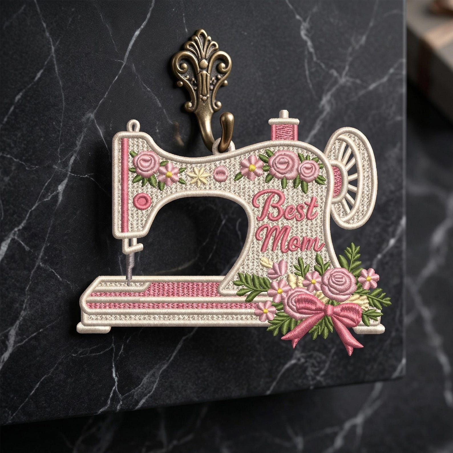 Floral Sewing Machine Embroidery Design: Mom Floral Pattern (PES ...
