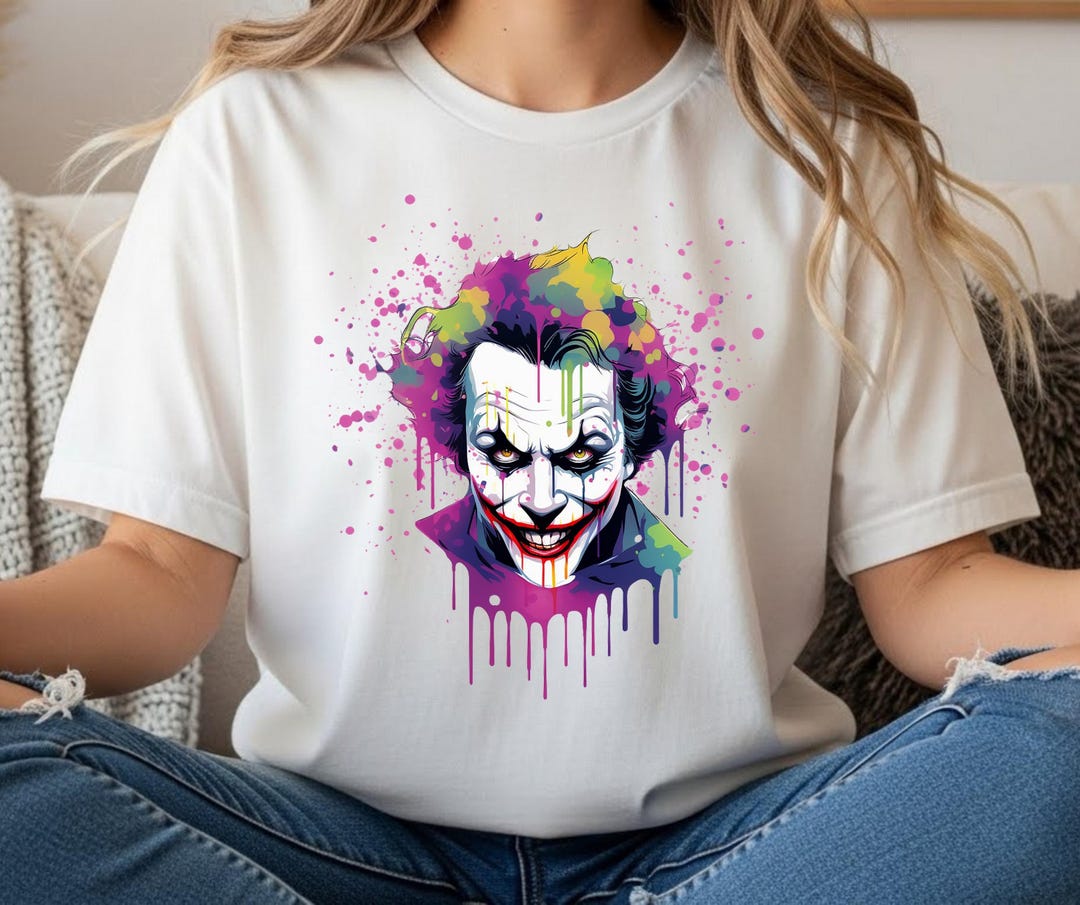 Mardi Gras Joker Face PNG | Carnival Splatter Paint Clipart (digital ...