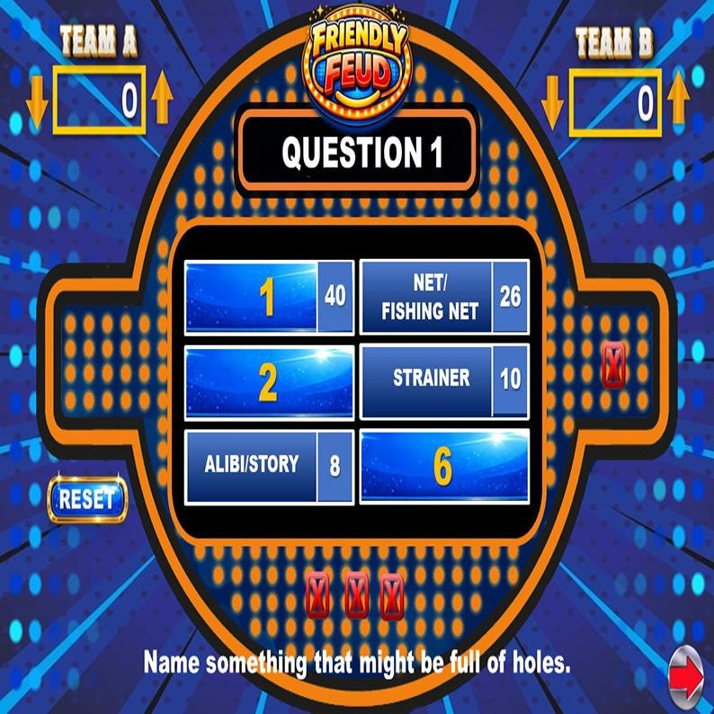 Friendly Feud Powerpoint Game Fully Editable– Ultimate Game Show ...