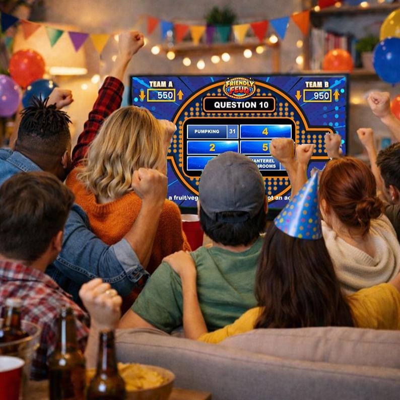 Friendly Feud Powerpoint Game Fully Editable– Ultimate Game Show ...