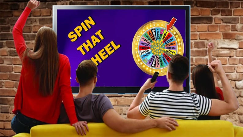 Wheel of Fortune Style Powerpoint Game – Interactive Game Show Template ...