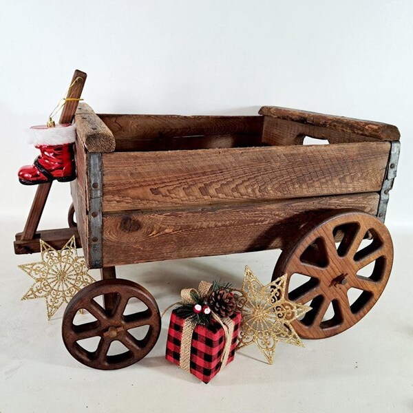 Wooden Produce Crate - Etsy