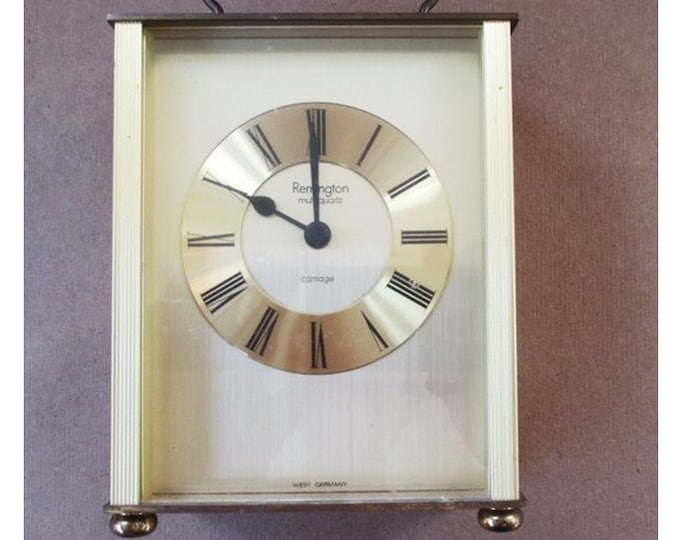 Remington Carriage Clock, Vintage, West Germany, Classic Shelf Clock ...