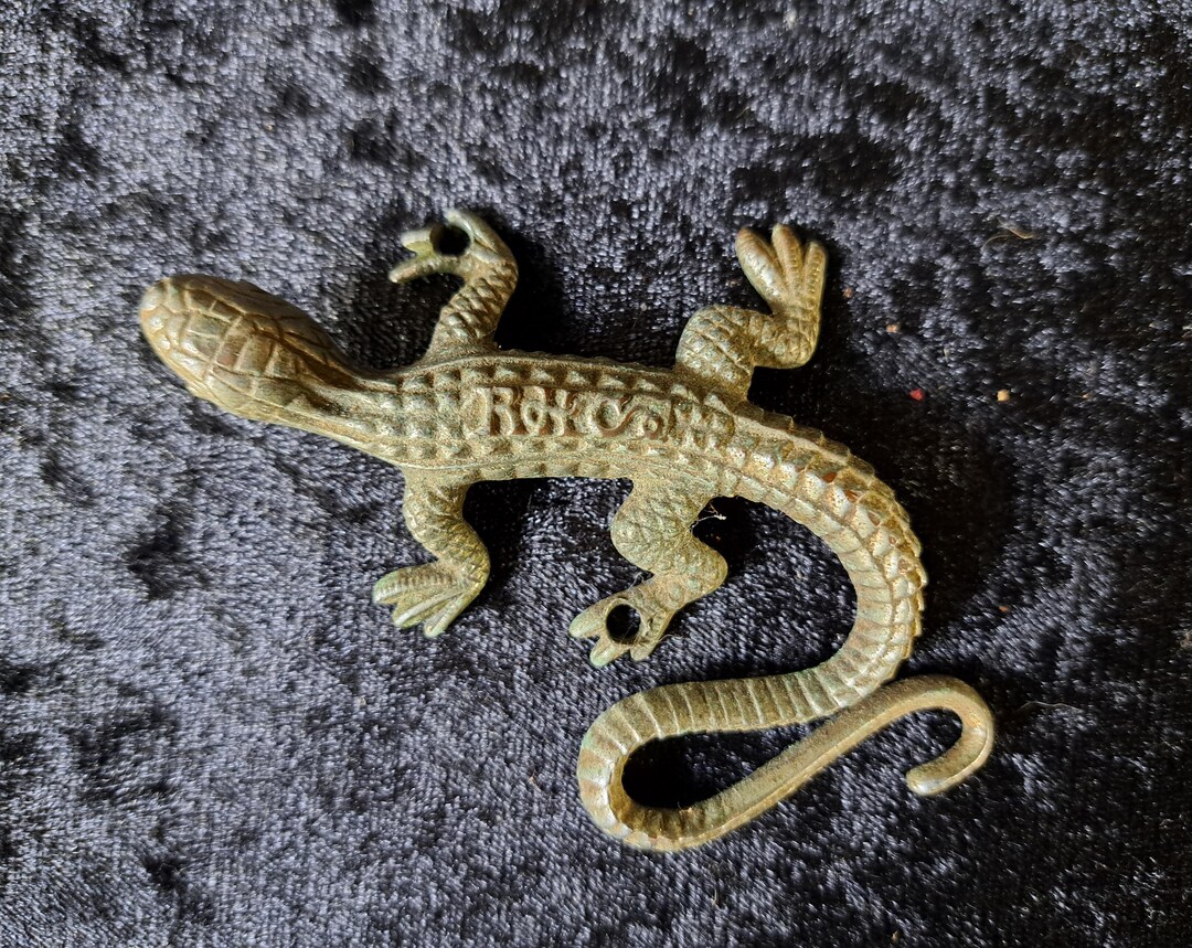 Cast Metal Salamander or Lizard, Vintage Antique 1900s Advertising - Etsy