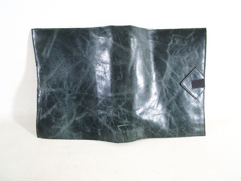 Green Leather Journal Cover Vintage Handmade Address Book - Etsy