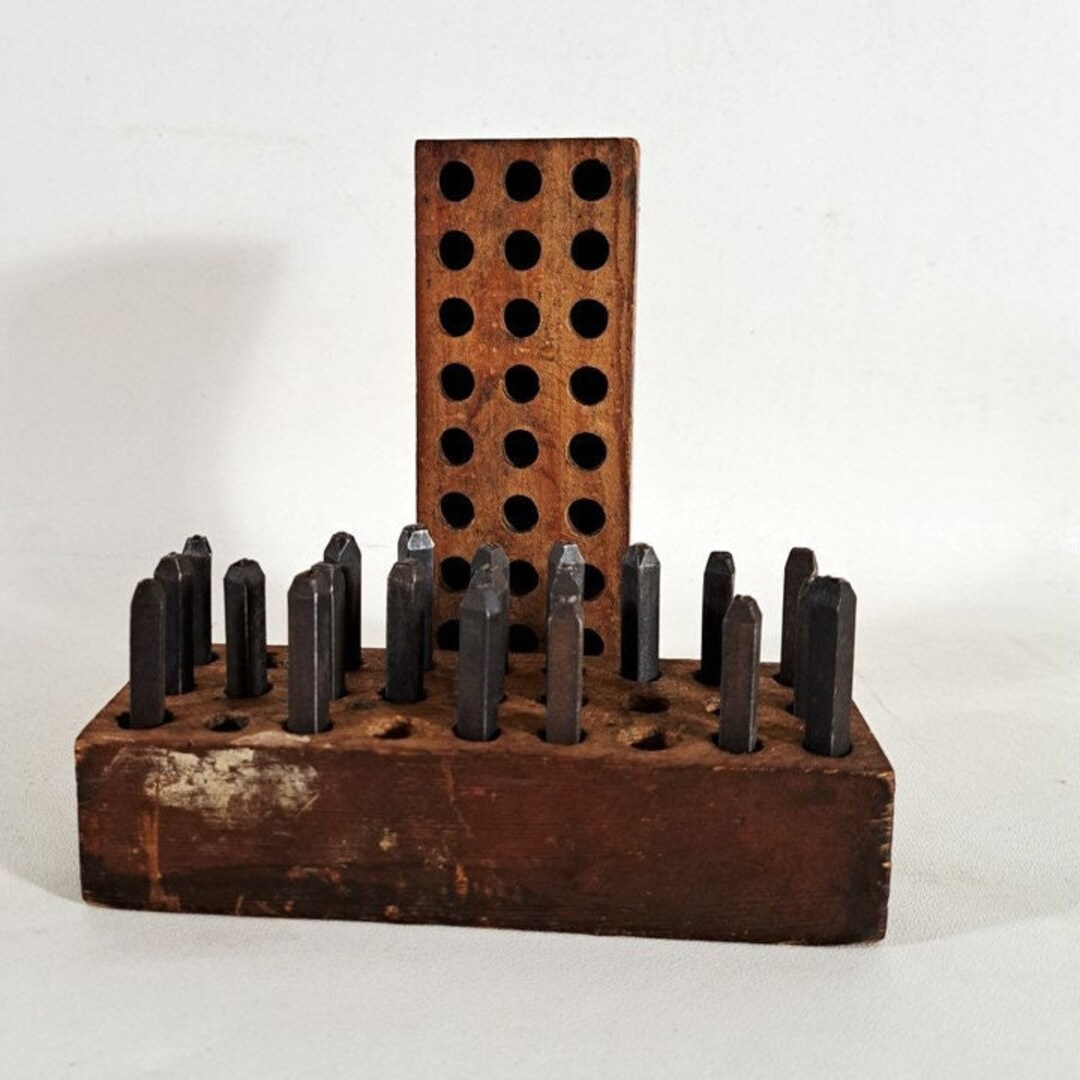 Gruv-grip Steel Stamps, Vintage 21 Letters 1/8", Incomplete Set ...