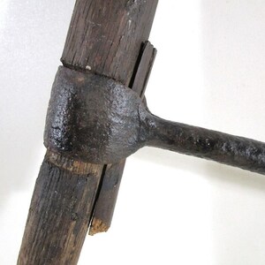 Vintage Forged Iron Baling Hook, Rustic Butcher Tool, Farmhouse Decor ...