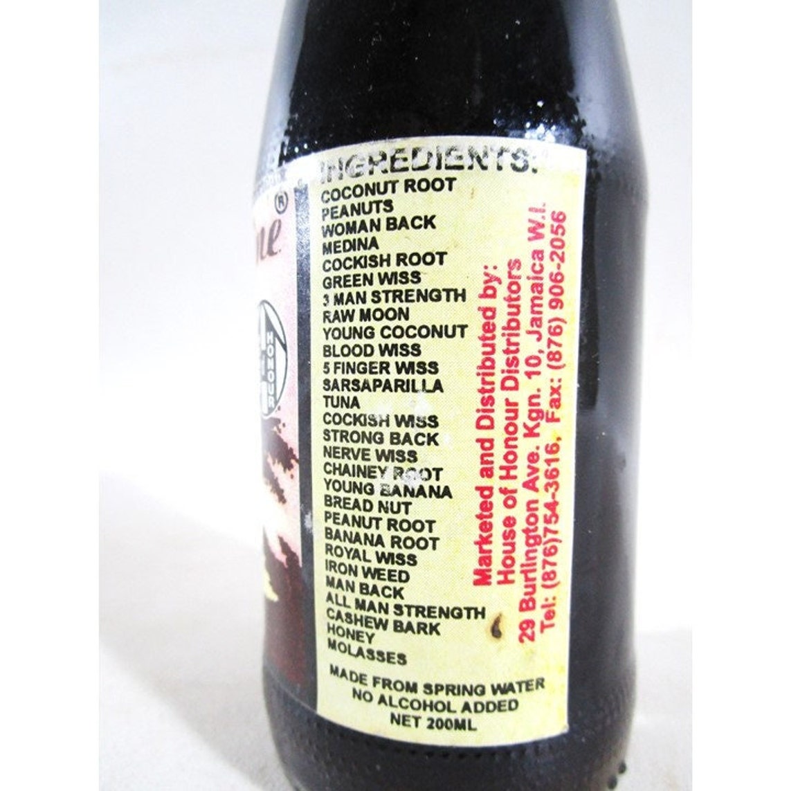 Put It Een Wine roots Tonic Water Vintage Non Alcoholic - Etsy