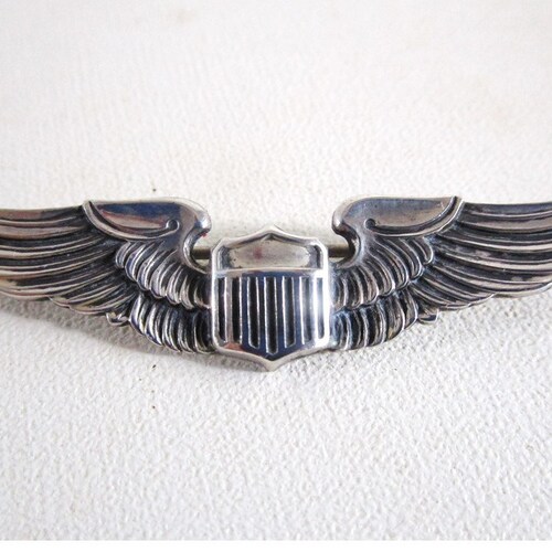 Vintage WW2 US Army Master Flight Surgeon Caduceus Wings Pin - Etsy
