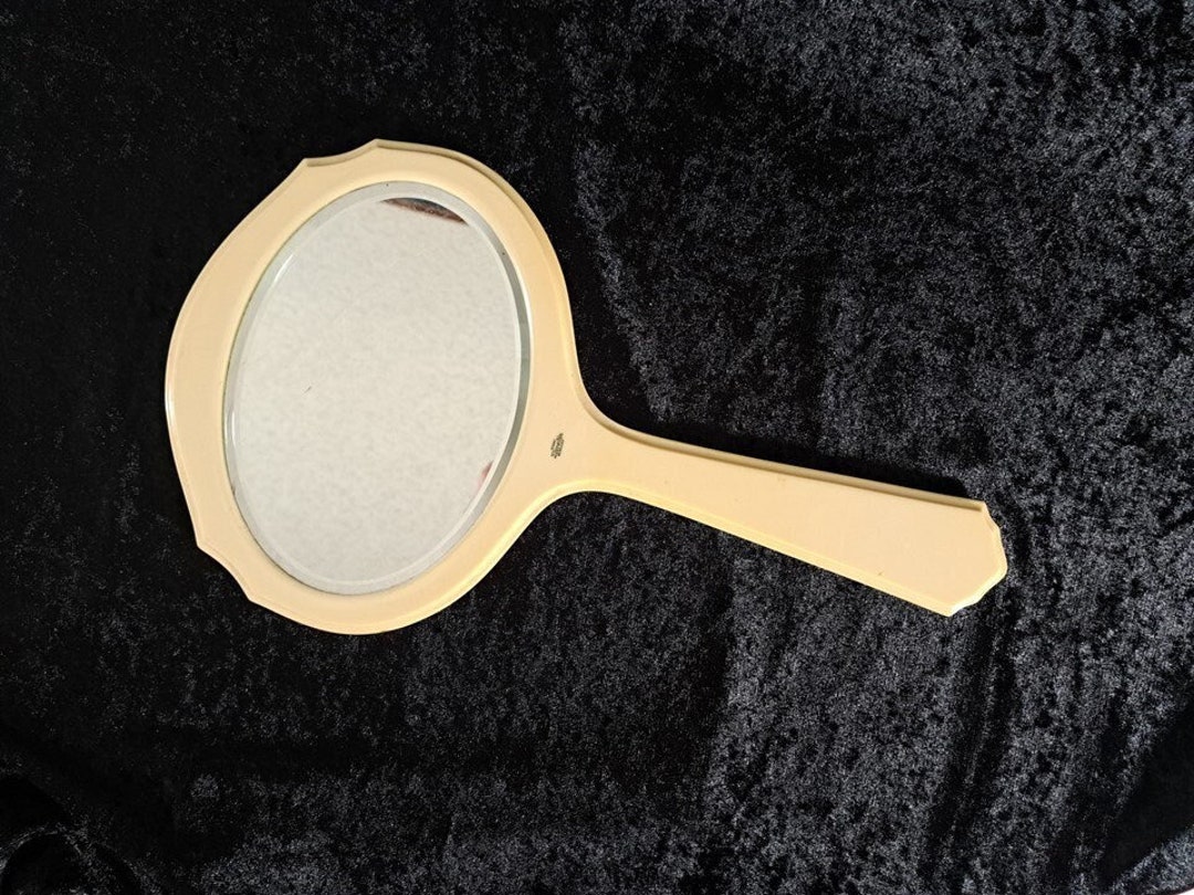 Celluloid Mirror by Dubarry, Vintage 'ivory' Pyralin, French Hand Held ...