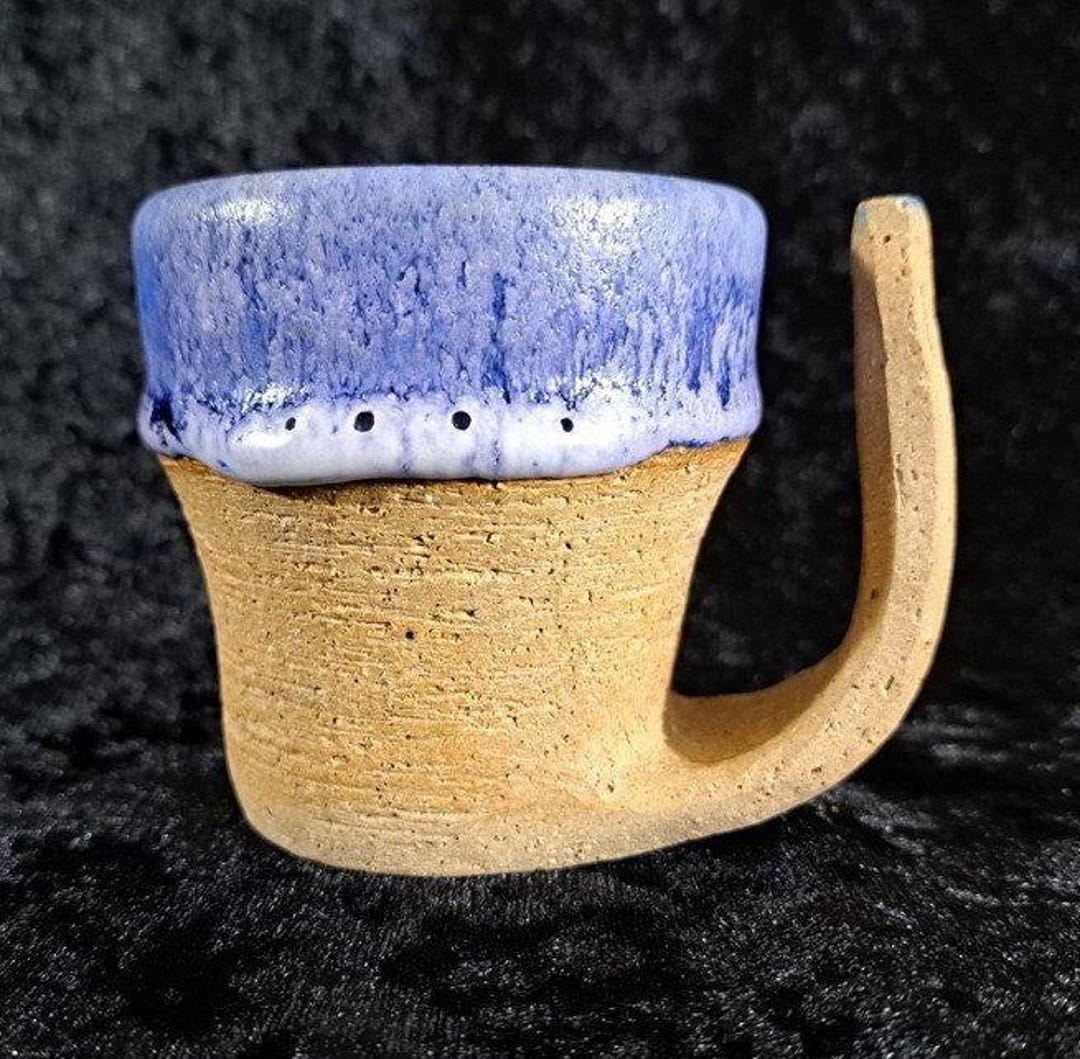 Rat Tail Cup by Jim Roche, American Contemporary Artist, Vintage Signed ...