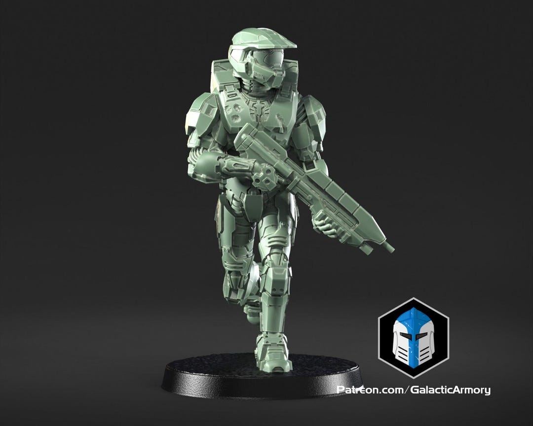 Halo Flashpoint! Master Chief Miniatures Poses 1 - 10 Resin 3d Printed ...