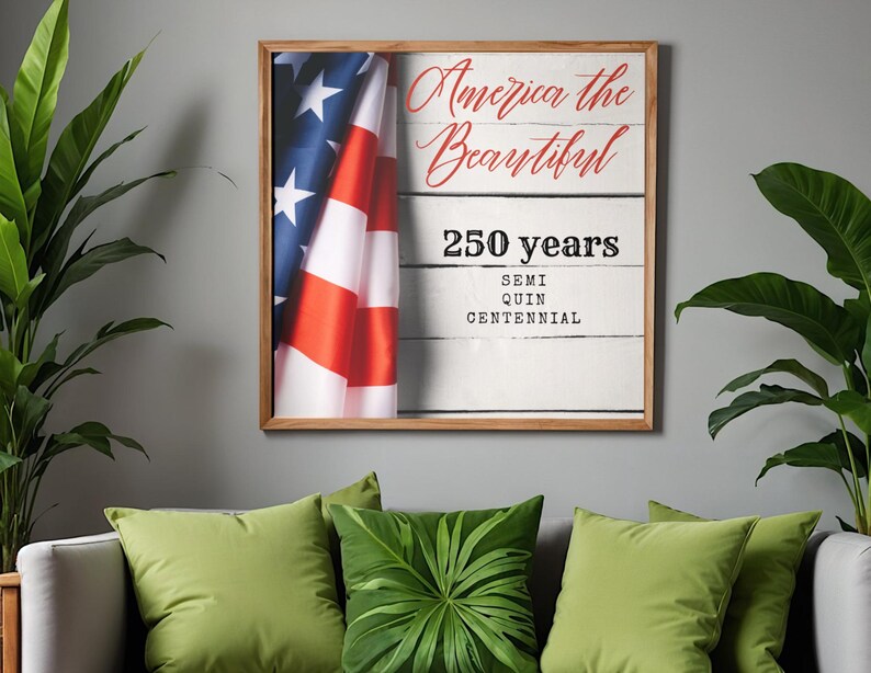 Digital Sticker Download, America Birthday, 250 Years ...