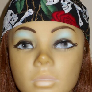 Skulls N Roses Doo-rag - Etsy