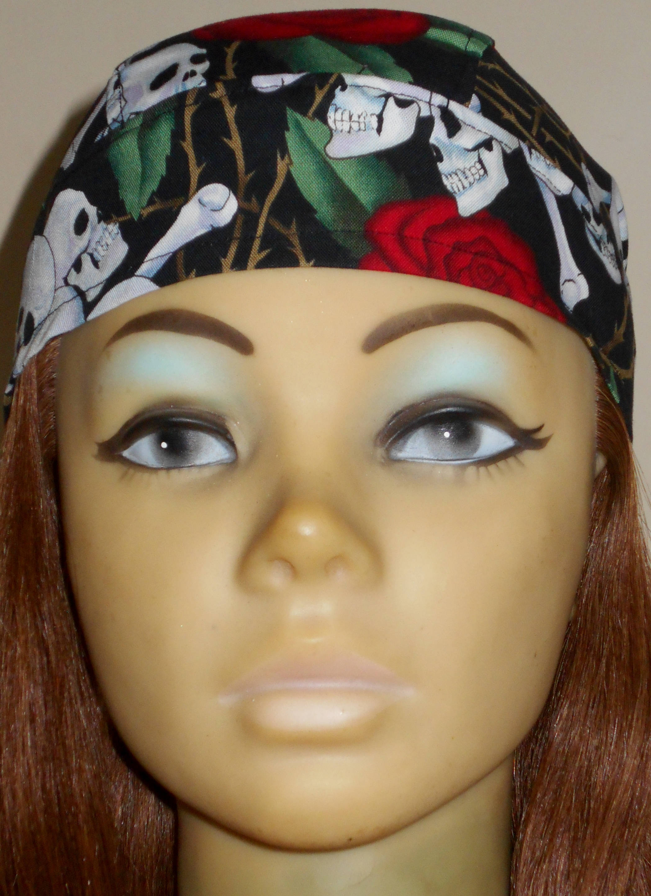 Skulls N Roses Doo-rag - Etsy