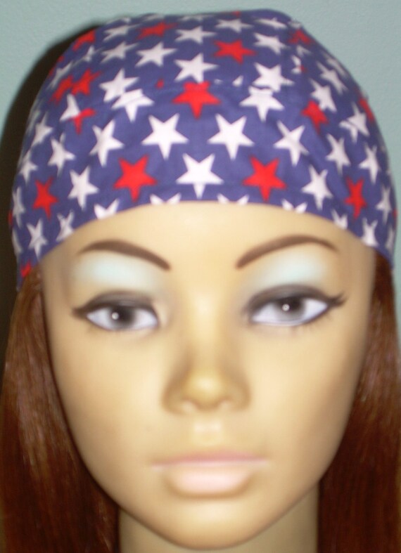 Red White and Blue Stars Doo Rag | Etsy
