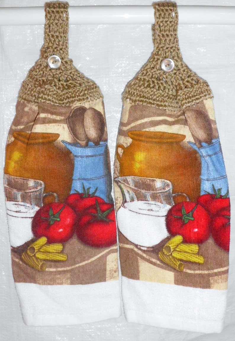 Set of Country Kitchen Towels - Etsy