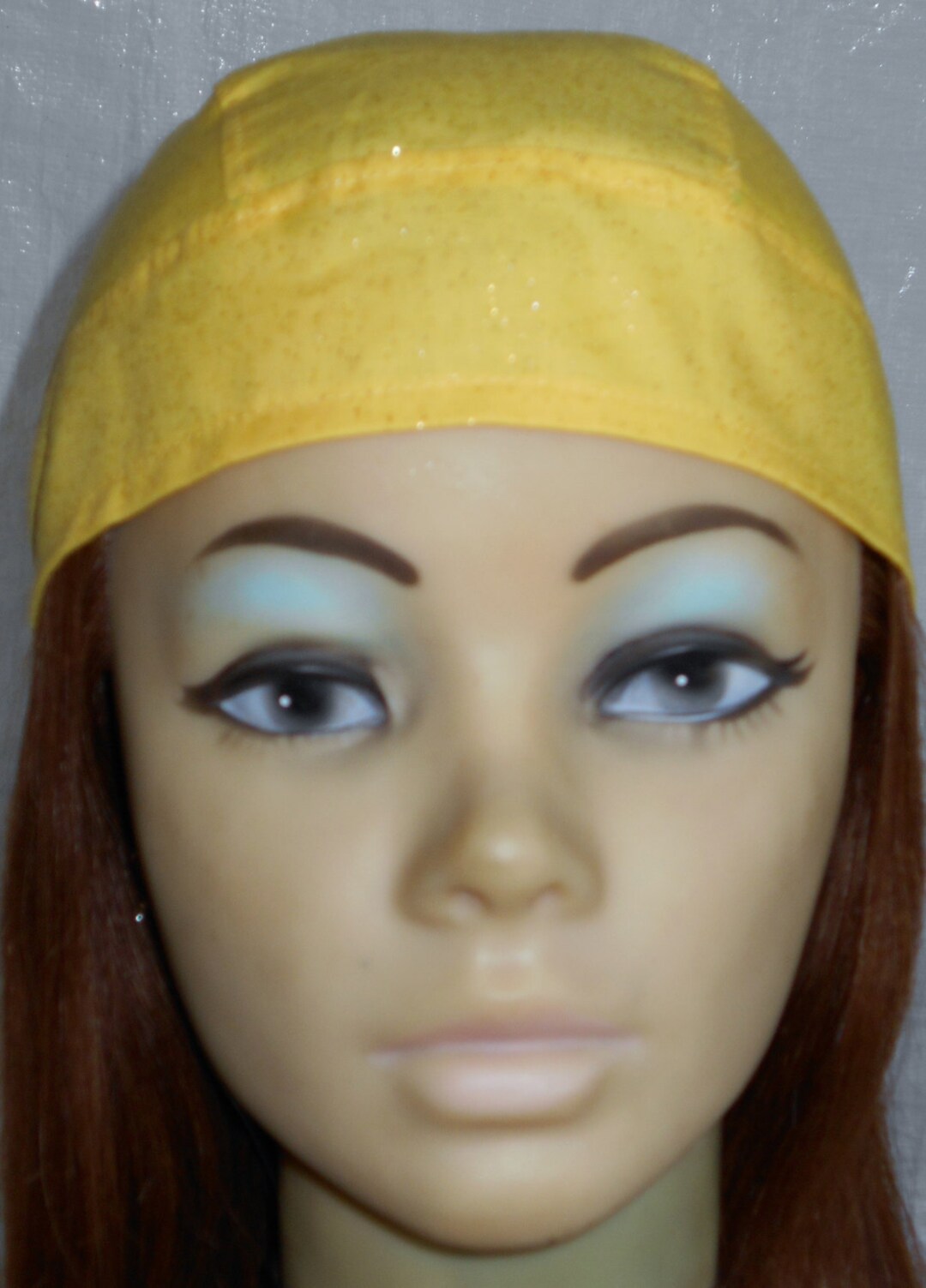 Bright Sunny Yellow Sparkled Skull Cap - Etsy