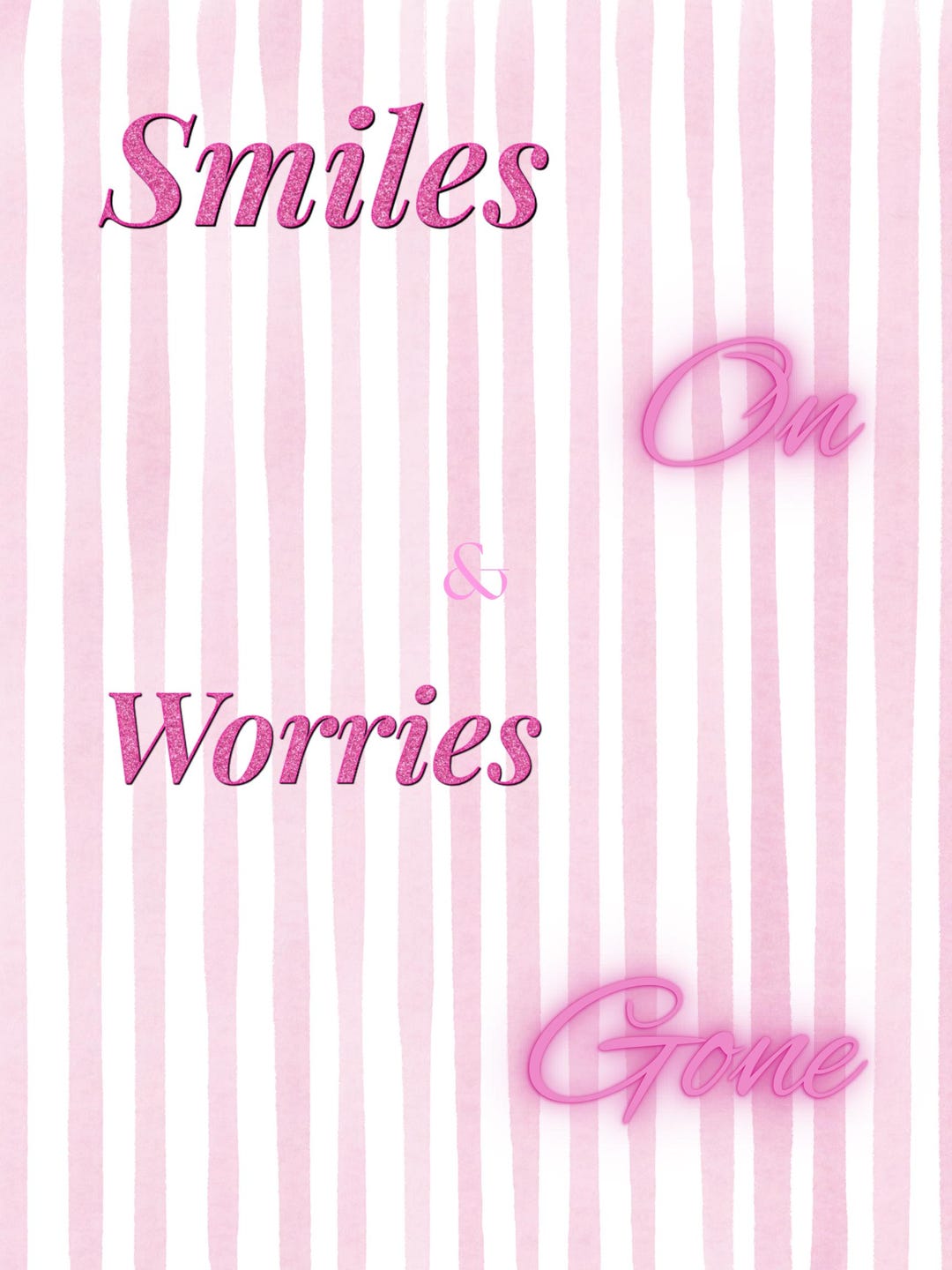Smiles on Worries Gone - Digital Print - Etsy