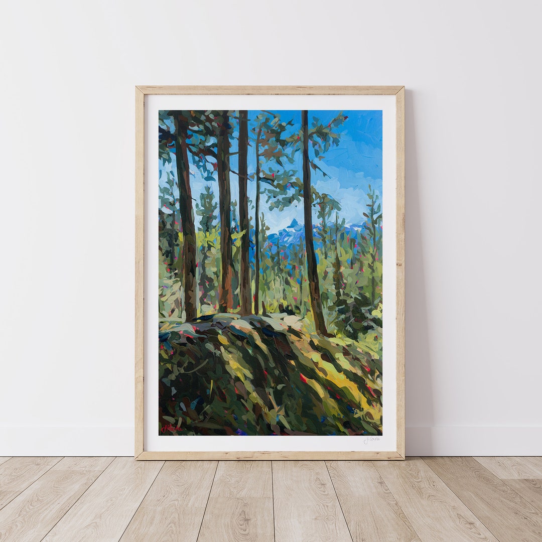 Squamish BC Art Print // Room With a View // Outdoor Forest Decor // by ...