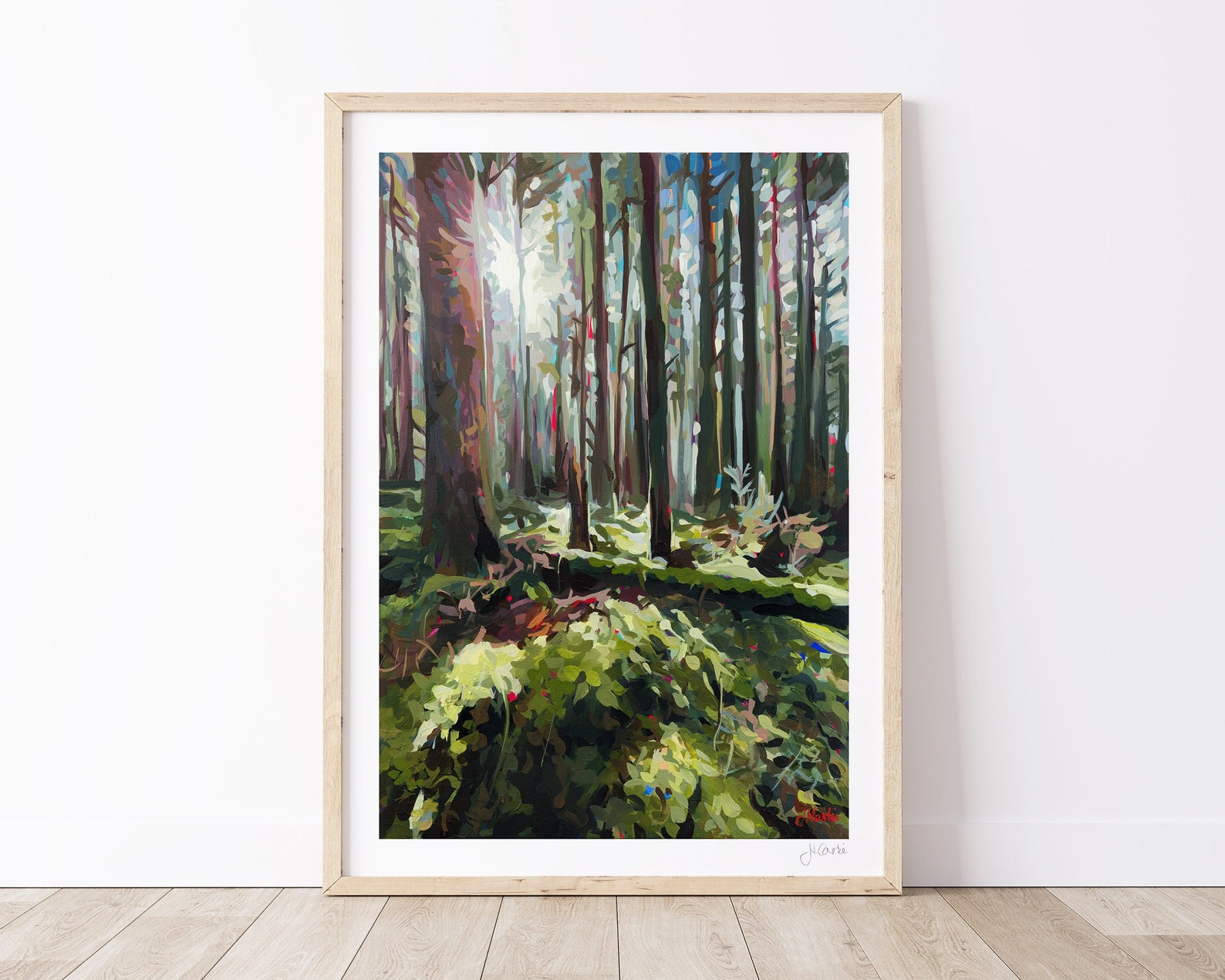 Shades of Green Fine Art Decor // Art Print Signed by Artist - Etsy