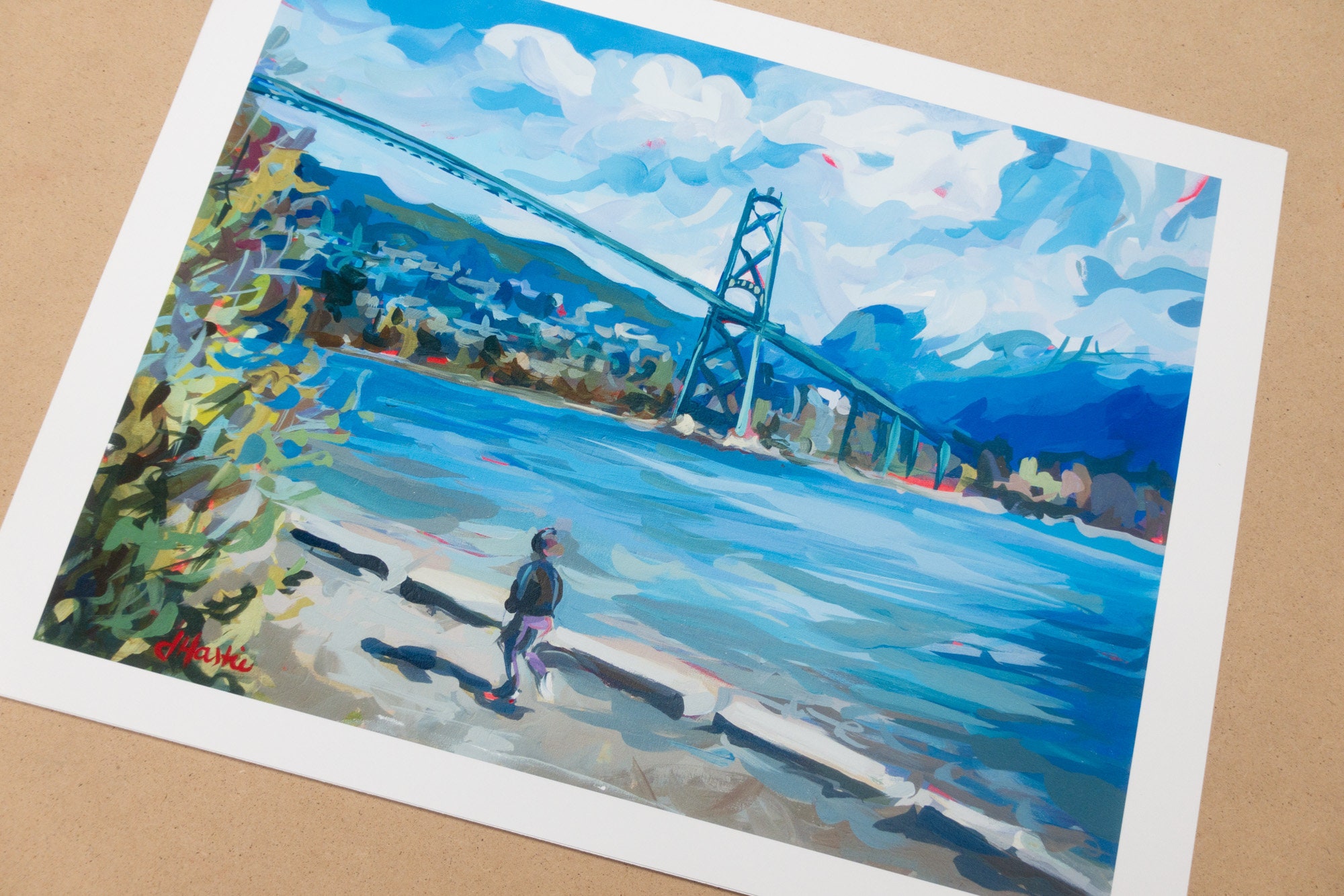 Stanley Park Vancouver // Long Training Run // Art Print by - Etsy Canada