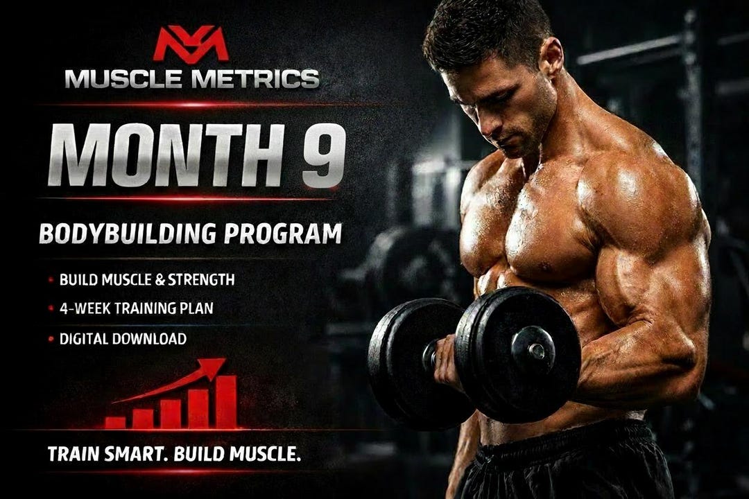 Bodybuilding Workout Program | Monthly Muscle Building & Strength ...