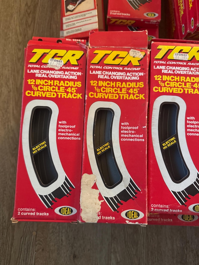 Rare Vintage Tyco TCR Total Control Racing Set – HO Slot Car Tracks ...