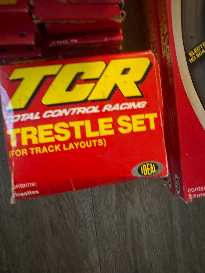 Rare Vintage Tyco TCR Total Control Racing Set – HO Slot Car Tracks ...