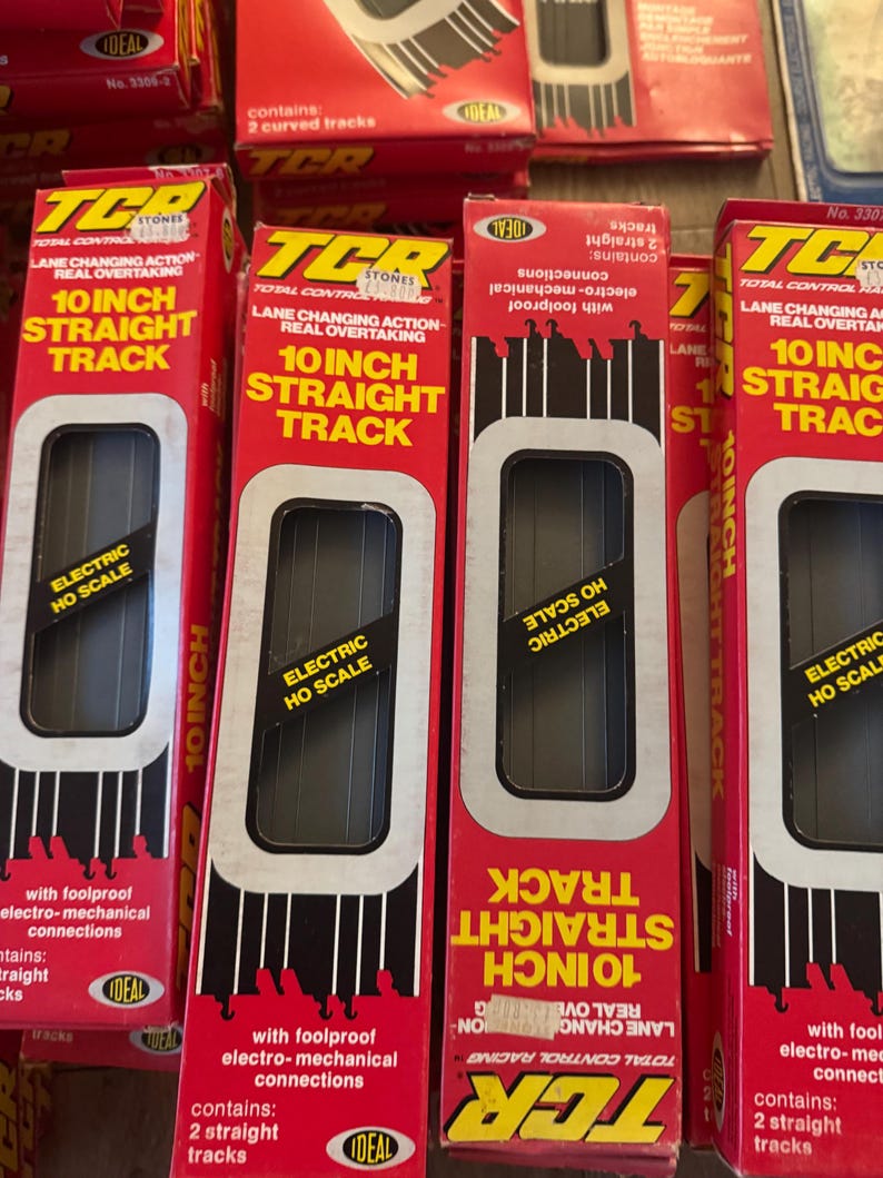 Rare Vintage Tyco TCR Total Control Racing Set – HO Slot Car Tracks ...