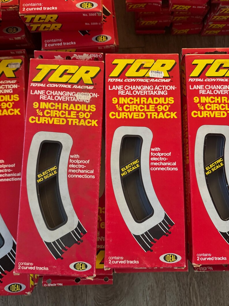 Rare Vintage Tyco TCR Total Control Racing Set – HO Slot Car Tracks ...