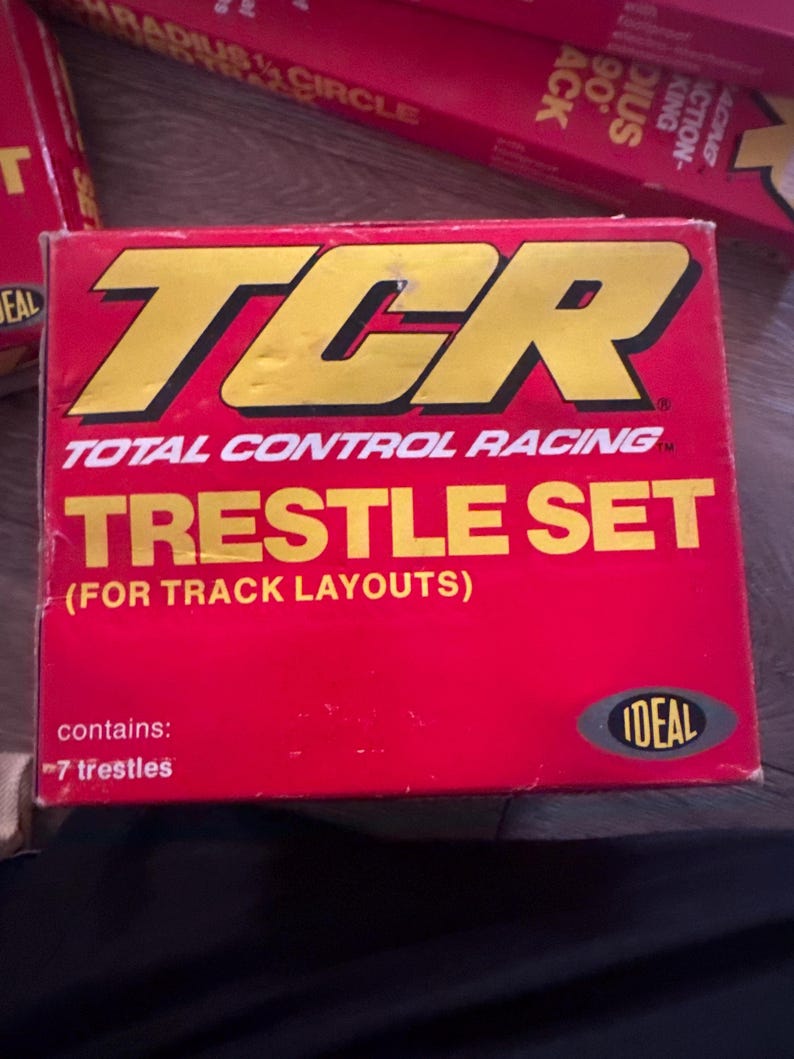 Rare Vintage Tyco TCR Total Control Racing Set – HO Slot Car Tracks ...