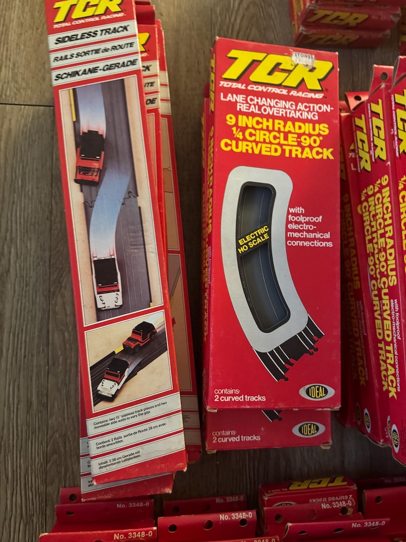 Rare Vintage Tyco TCR Total Control Racing Set – HO Slot Car Tracks ...