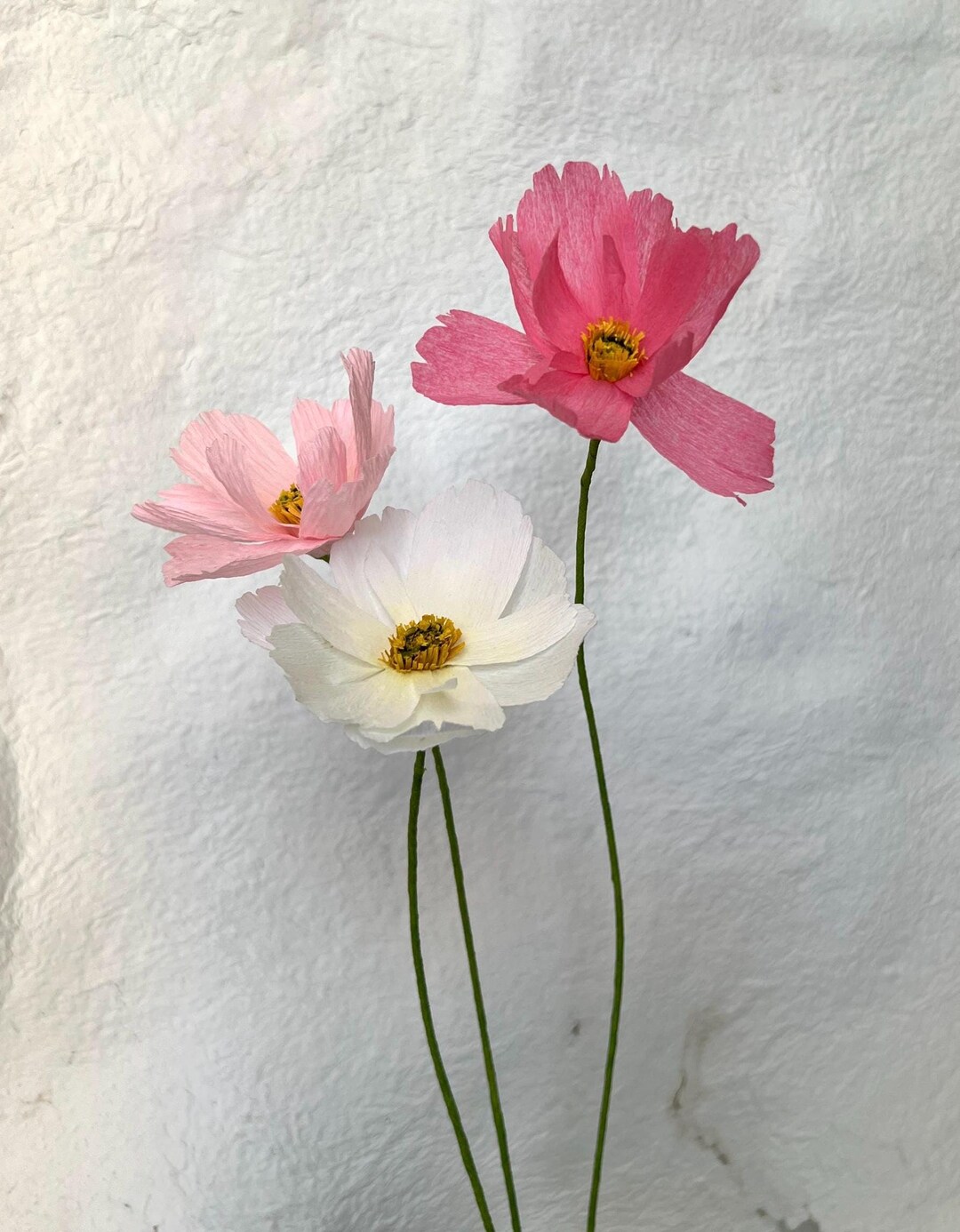 Cosmos Paper Flowers - Etsy