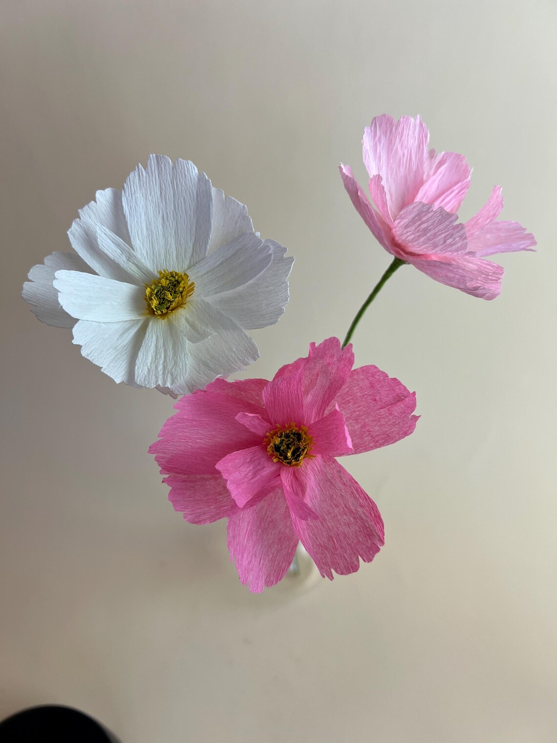 Cosmos Paper Flowers - Etsy