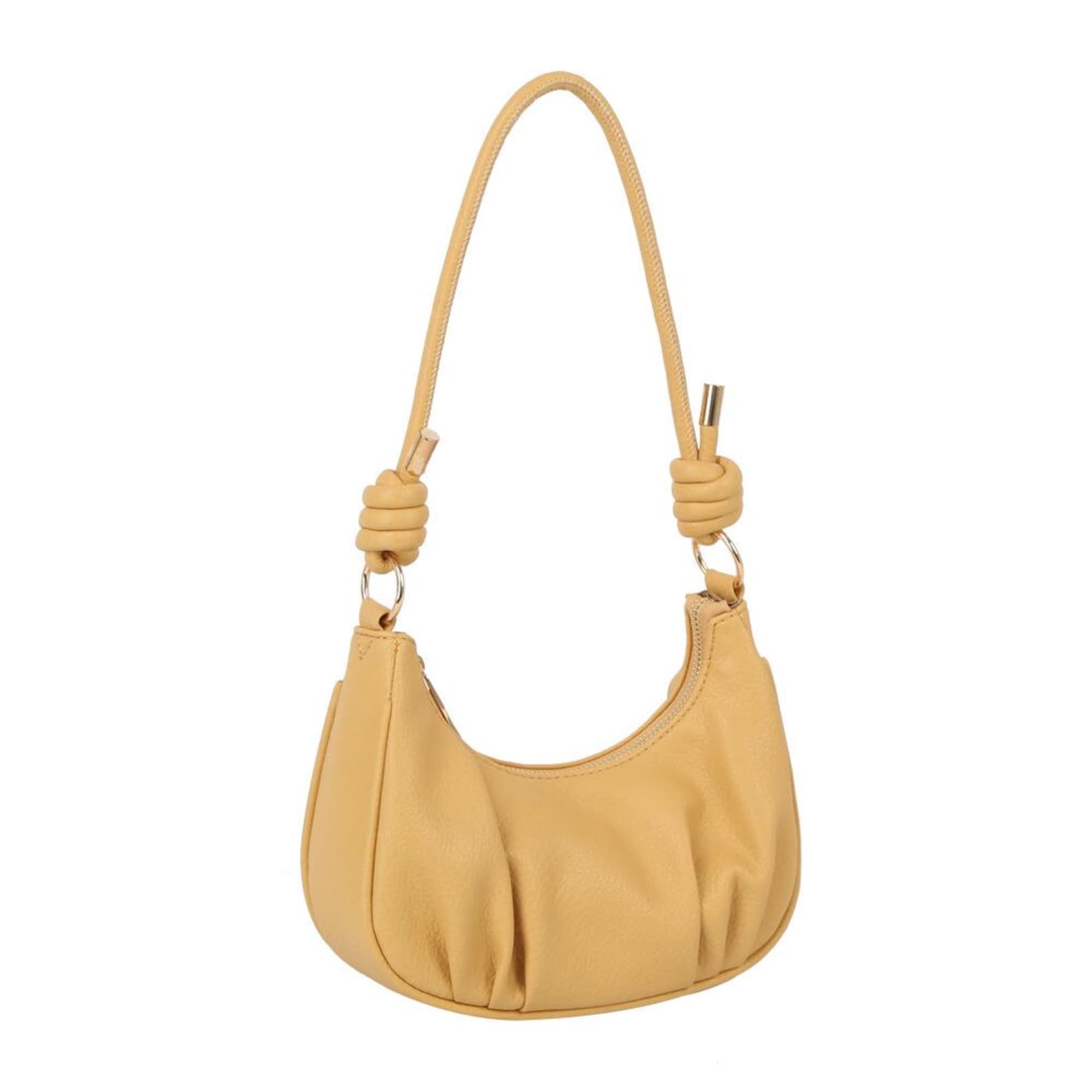 Knotted Coil Handle Mini Hobo Bag - Etsy