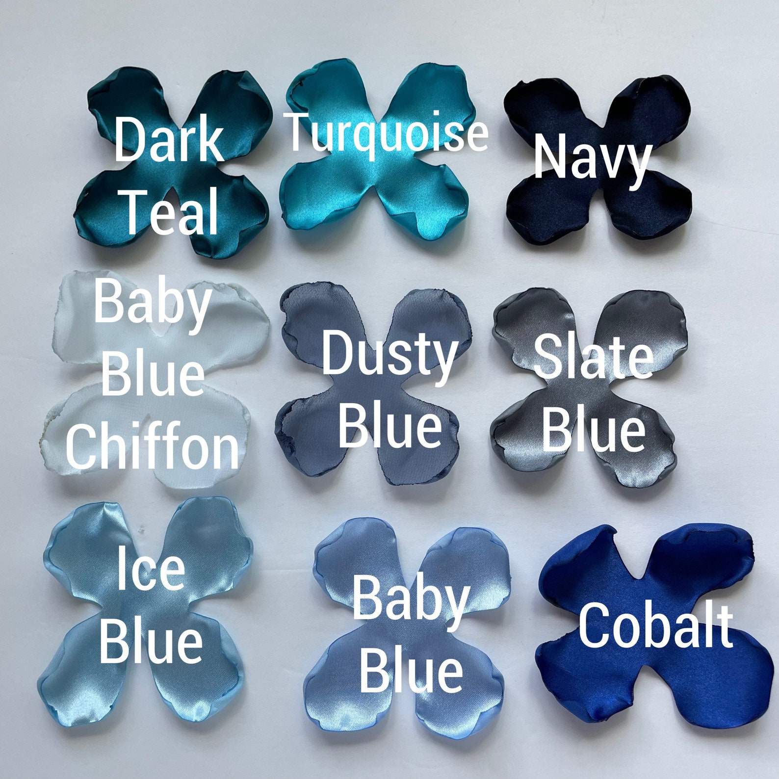 Color Swatch 6 2x2 Square of Color of Your Choice - Etsy