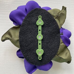 African Violet Pin Corsage - Choice of Color - Purple or Red, Greenery ...