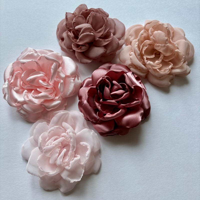 Fabric Flowers - Etsy